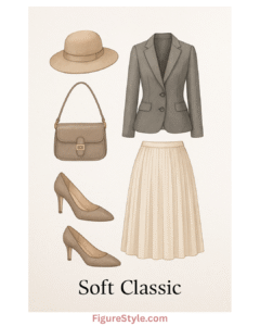 Soft Classic Kibbe Outfits: Elegant Looks with a Feminine Twist